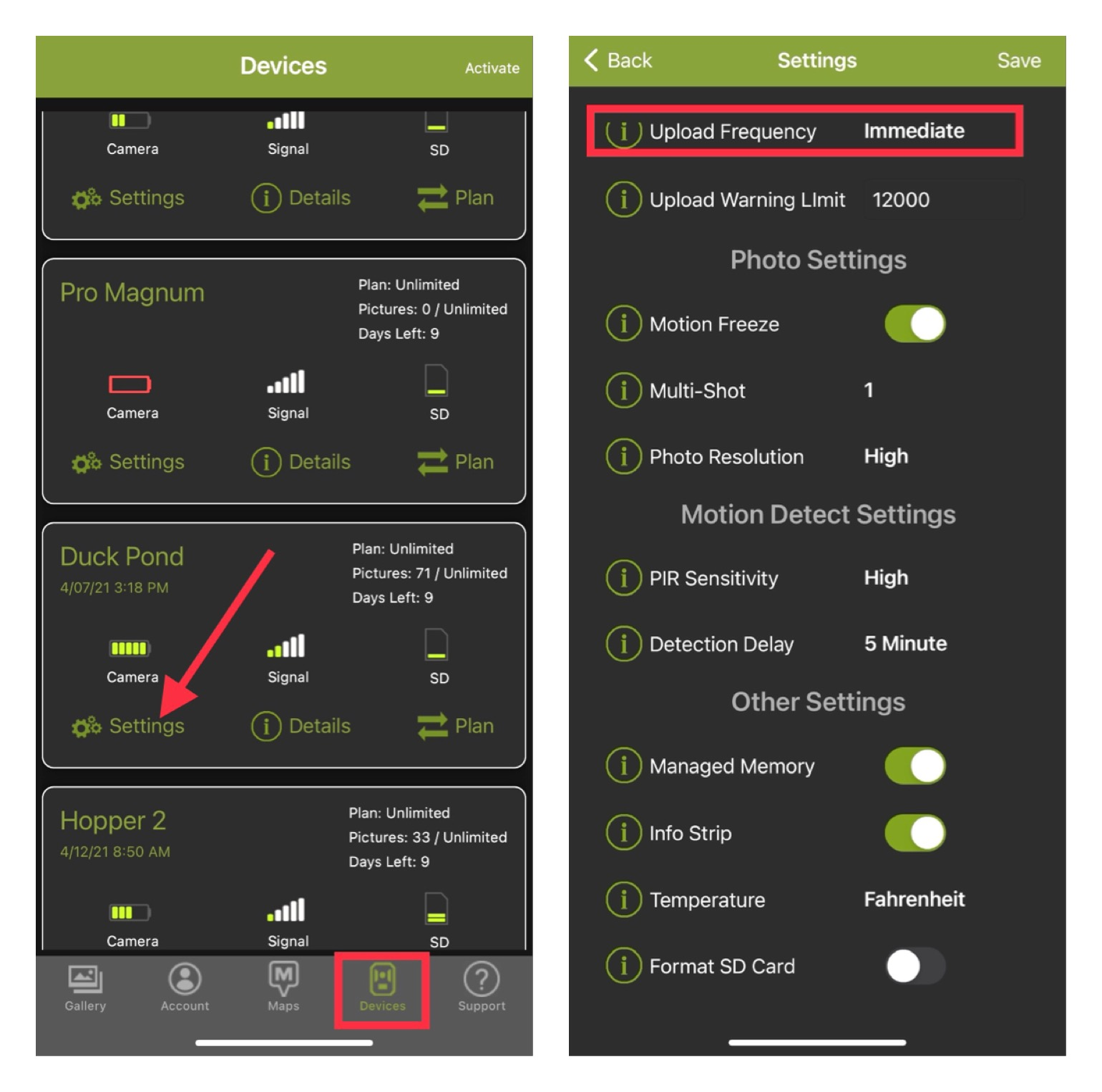 Delta: Not Receiving Pictures – Moultrie Mobile