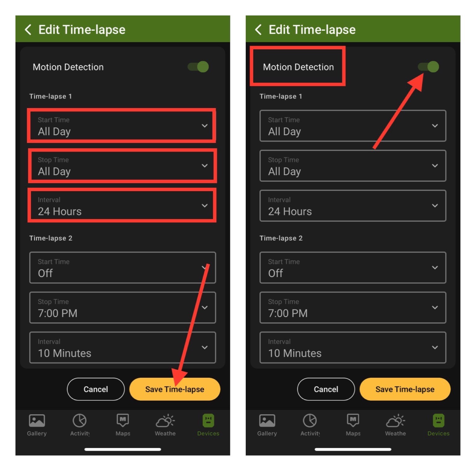 Manage My Time lapse Setting Moultrie Mobile Manage My Time lapse Setting Moultrie Mobile